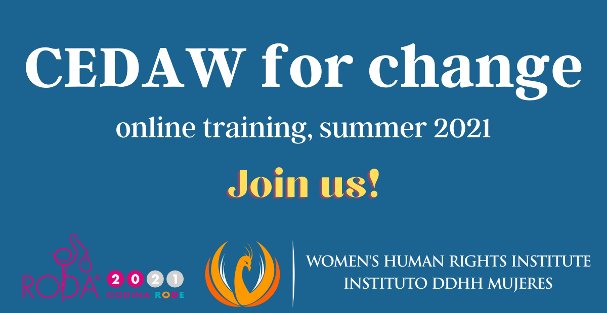 Join us online at the WHRI Intensive Program this summer | RODA